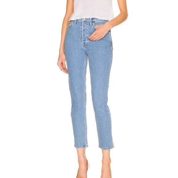 Re/Done | Jeans | Redone Jeans Originals 9s High Rise Ankle Crop In ...